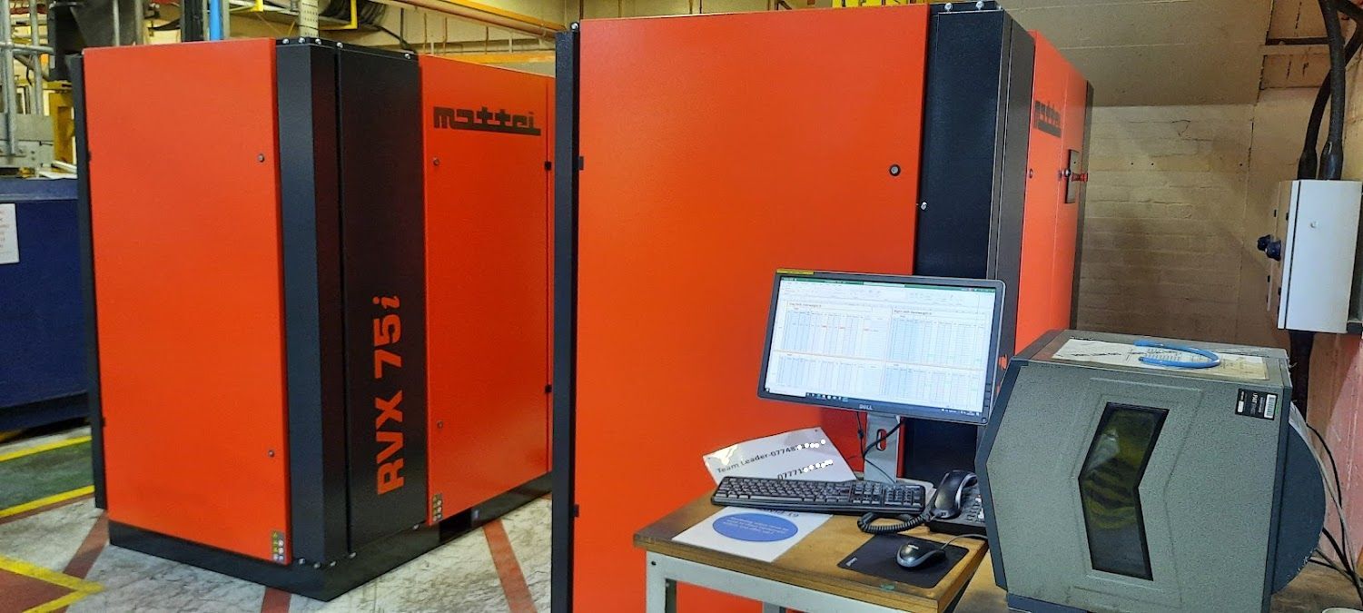 Replacement of inefficient rotary screw compressor | BCAS | 10% Taskforce