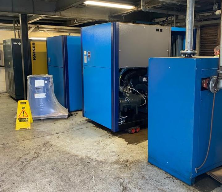 Packaging company upgrades compressor system